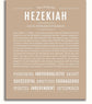 Hezekiah | Name Art Print – Name Stories
