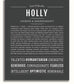 Holly | Name Art Print – Name Stories