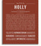 Holly | Name Art Print – Name Stories