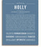 Holly | Name Art Print – Name Stories
