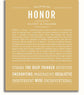 Honor (female) | Name Art Print – Name Stories