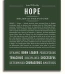 Hope | Name Art Print – Name Stories