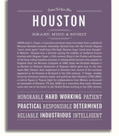 Houston | Name Art Print – Name Stories