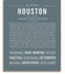 Houston Personalized Name Meaning Art Prints – Name Stories