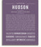 Hudson | Name Art Print – Name Stories