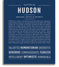 Hudson | Name Art Print - Personalized Custom Gifts – Name Stories