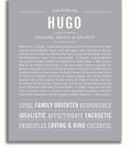 Hugo | Name Art Print – Name Stories