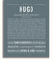 Hugo | Name Art Print – Name Stories