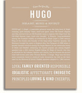 Hugo | Name Art Print – Name Stories