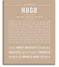 Hugo | Name Art Print – Name Stories