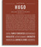 Hugo | Name Art Print – Name Stories