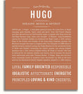 Hugo | Name Art Print – Name Stories
