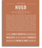 Hugo | Name Art Print – Name Stories