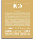 Hugo | Name Art Print – Name Stories