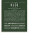 Hugo | Name Art Print – Name Stories