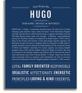 Hugo | Name Art Print – Name Stories
