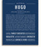 Hugo | Name Art Print – Name Stories