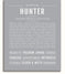 Hunter (female) | Name Art Print – Name Stories