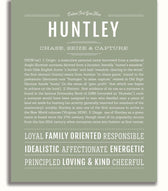 Huntley | Name Art Print – Name Stories