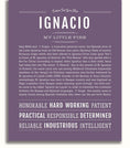 Ignacio | Name Art Print – Name Stories