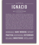 Ignacio | Name Art Print – Name Stories