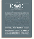 Ignacio | Name Art Print – Name Stories