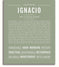 Ignacio | Name Art Print – Name Stories