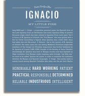 Ignacio | Name Art Print – Name Stories