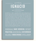 Ignacio | Name Art Print – Name Stories