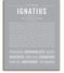 Ignatius | Name Art Print – Name Stories