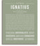 Ignatius | Name Art Print – Name Stories