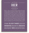 Iker Personalized Name Meaning Art Prints – Name Stories