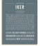Iker Personalized Name Meaning Art Prints – Name Stories