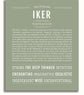 Iker Personalized Name Meaning Art Prints – Name Stories