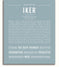 Iker Personalized Name Meaning Art Prints – Name Stories