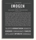Imogen | Name Art Print – Name Stories