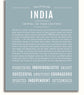India Personalized Name Meaning Art Prints – Name Stories