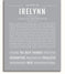 Irelynn | Name Art Print – Name Stories