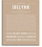 Irelynn | Name Art Print – Name Stories