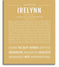 Irelynn Personalized Name Meaning Art Prints – Name Stories