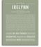 Irelynn | Name Art Print – Name Stories