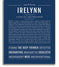Irelynn | Name Art Print – Name Stories