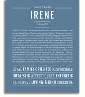 Irene | Name Art Print – Name Stories