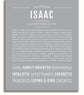 Isaac | Name Art Print – Name Stories