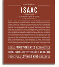 Isaac | Name Art Print – Name Stories