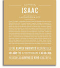 Isaac | Name Art Print – Name Stories
