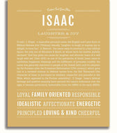 Isaac | Name Art Print – Name Stories