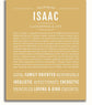 Isaac Personalized Name Meaning Art Prints – Name Stories