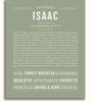 Isaac | Name Art Print – Name Stories