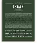 Isaak Personalized Name Meaning Art Prints – Name Stories